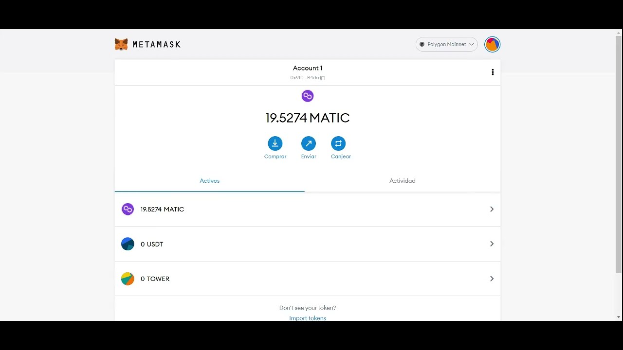 METAMASK: 🐱Cómo transferir MATIC en la red Polygon [marzo 2022] - YouTube