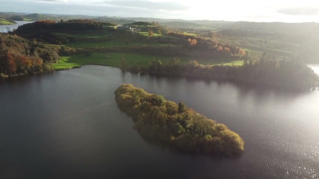 RELAXING 4K Ireland: Lough Muckno and Surrounding Drumlins - YouTube