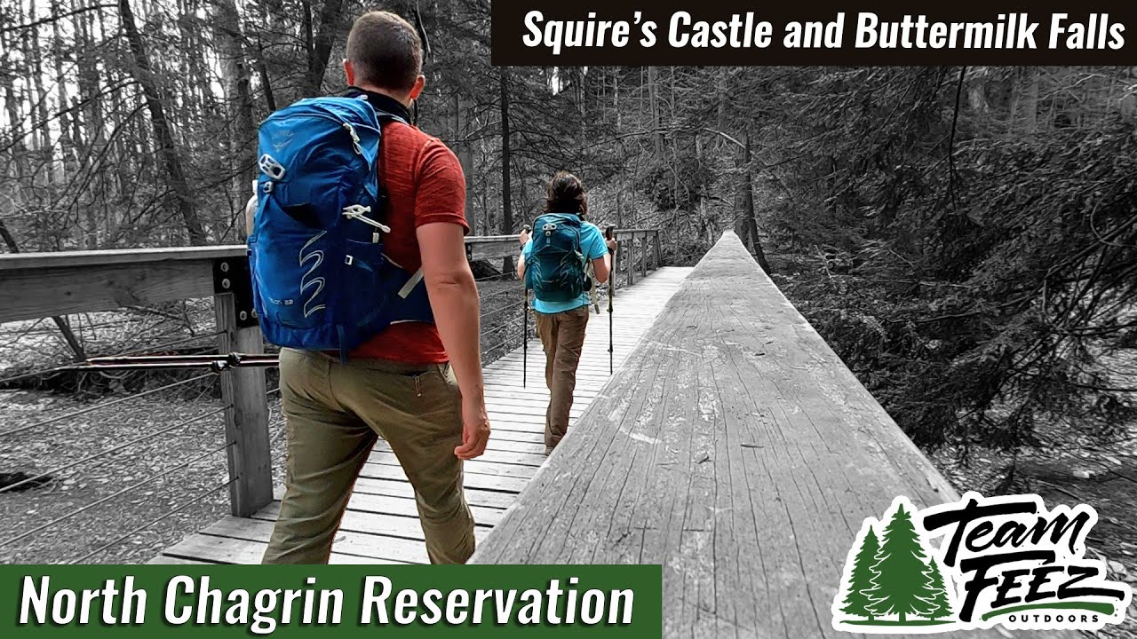 Hiking North Chagrin Reservation (Squire's Castle and Buttermilk Falls ...