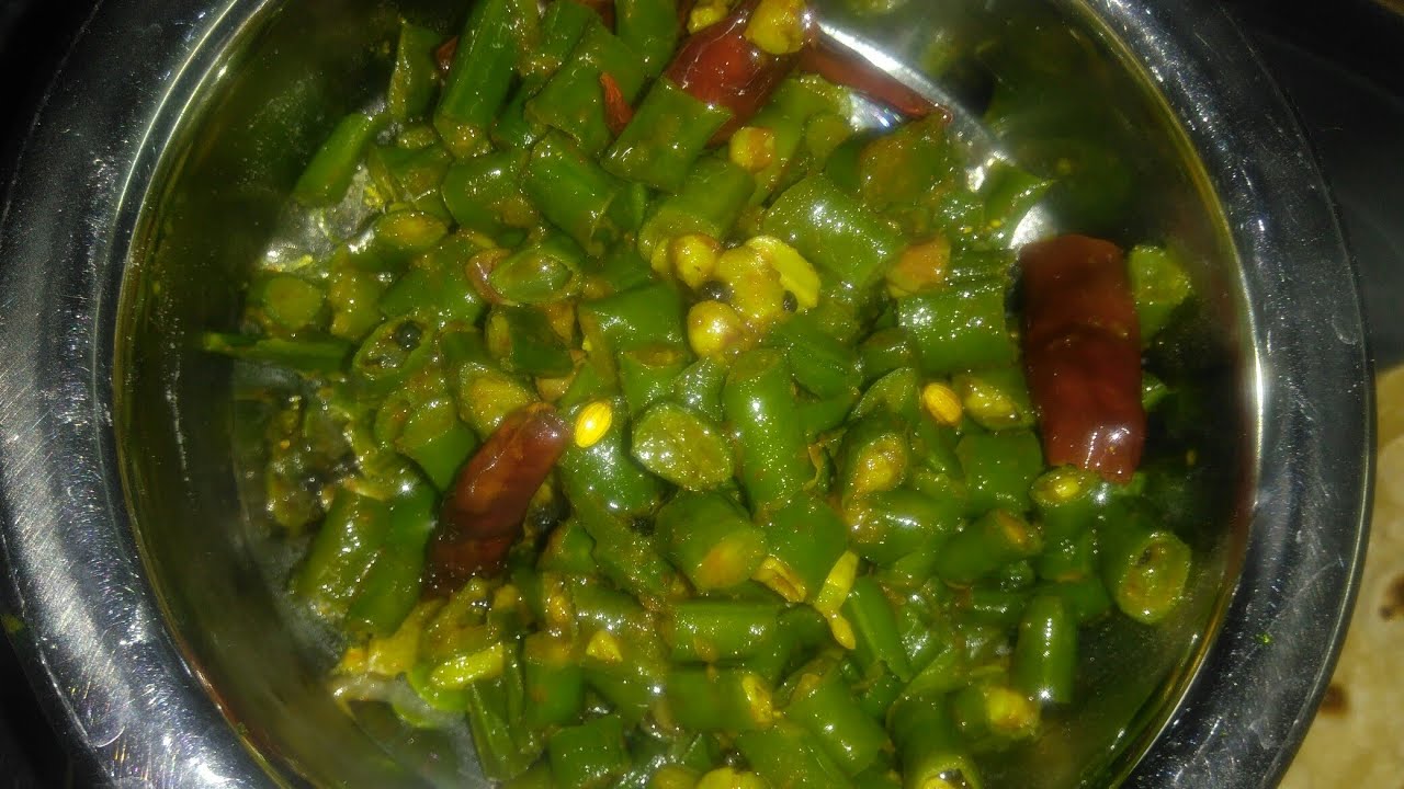 Chauli ki Sabji ~ Green Beans Sabji ~ ચોળી નું શાક - YouTube