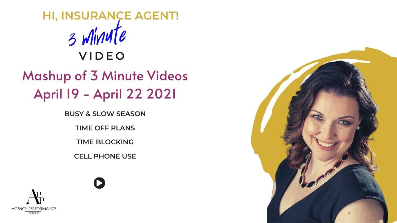 4 Insurance Time Management Strategies - YouTube