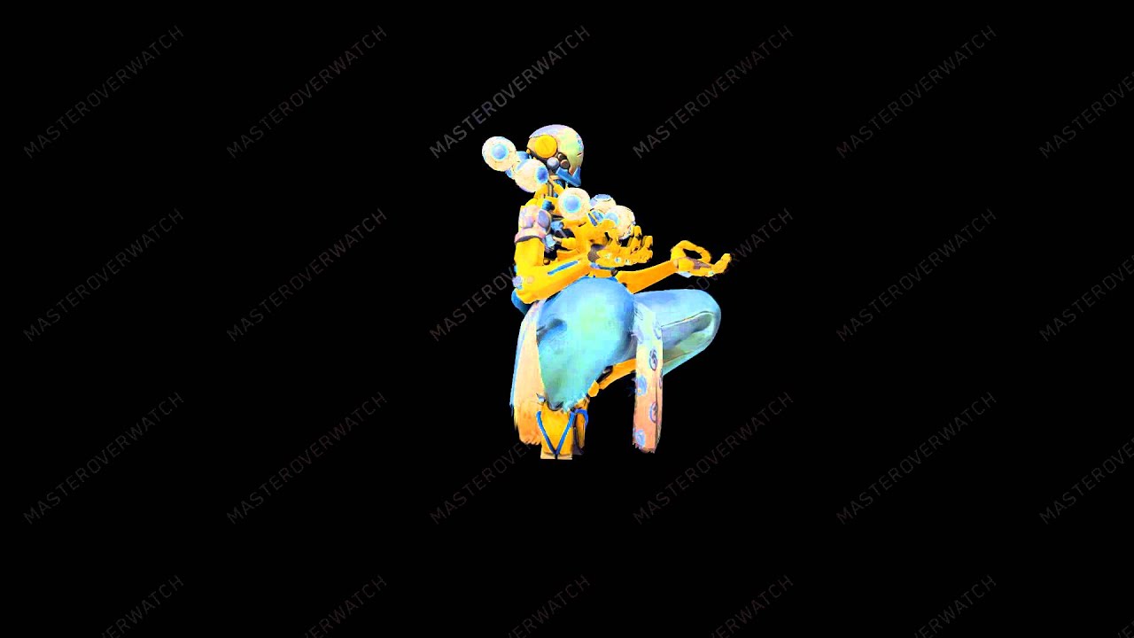 HD Harmonious Zenyatta Overwatch Skin - YouTube