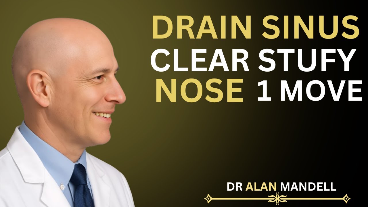 Drain Sinus & Clear Stuffy Nose in 1 Move | Created by Dr. Mandell ...