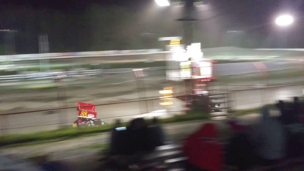 Bear Ridge Speedway Granite State mini Sprints 500cc feature race 6/8 ...