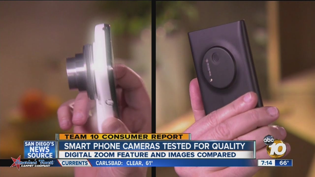 2 smartphones' cameras put to test - YouTube