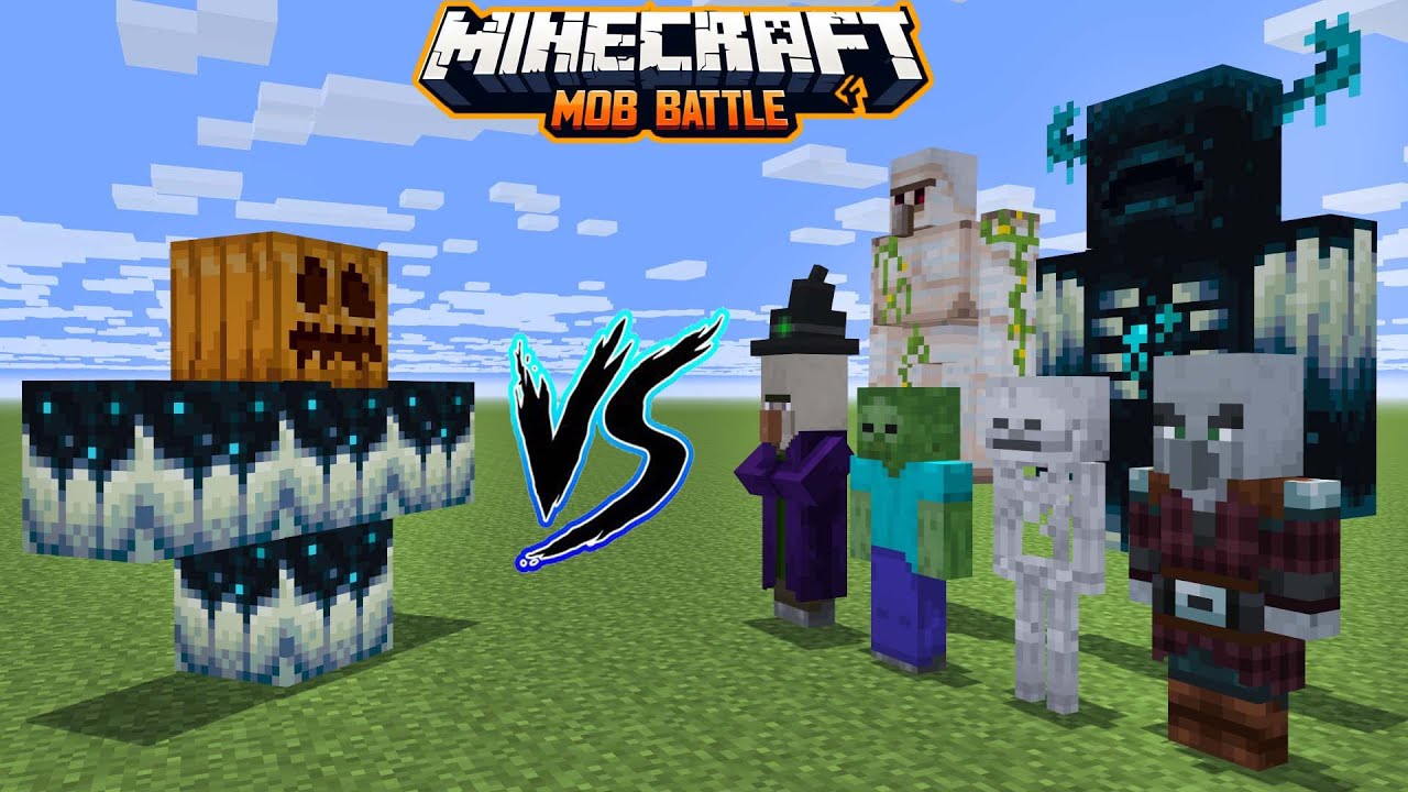 Sculk Catalyst Golem vs All Minecraft Mobs in minecraft battle - Sculk ...