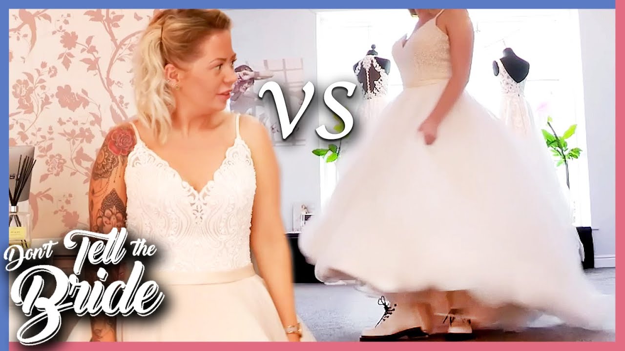 Wedding Dress Expectation vs Reality | Don't Tell The Bride - YouTube