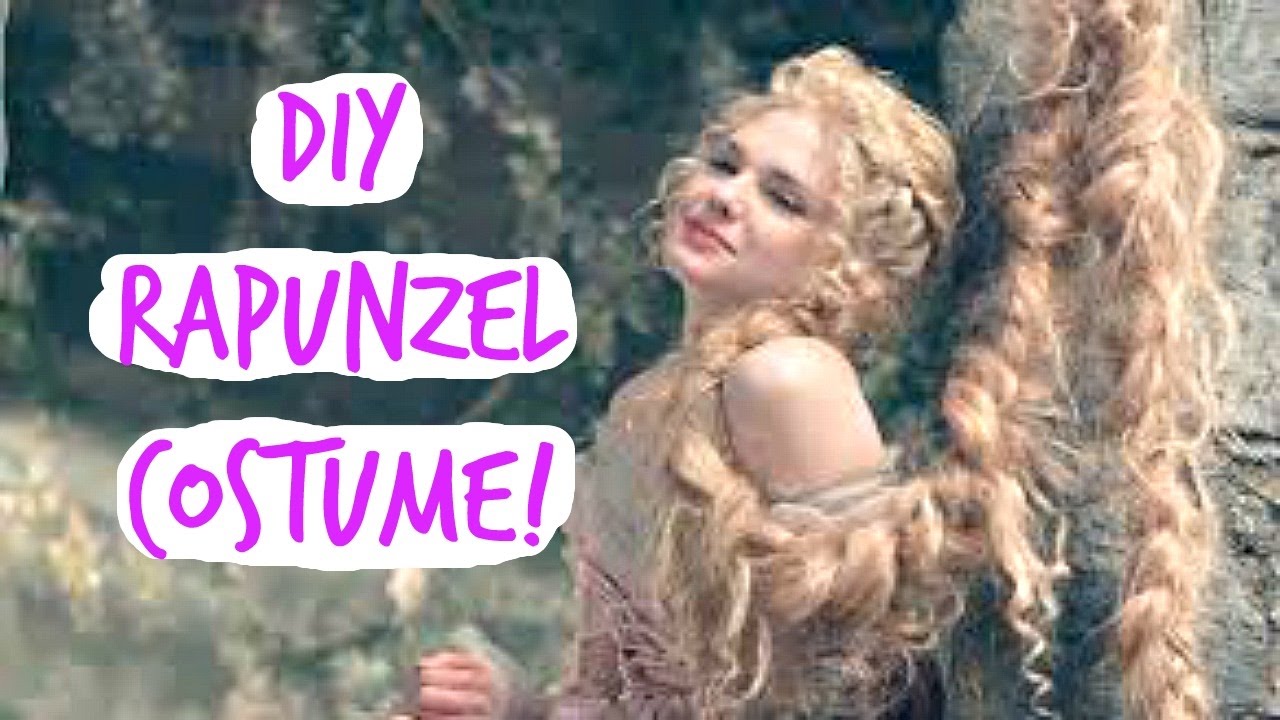 Get Ready With Me! DIY Into the Woods Rapunzel Costume - YouTube