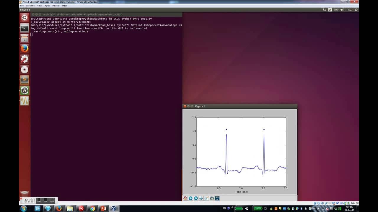 Python Continuous Wavelet applied to ECG - YouTube