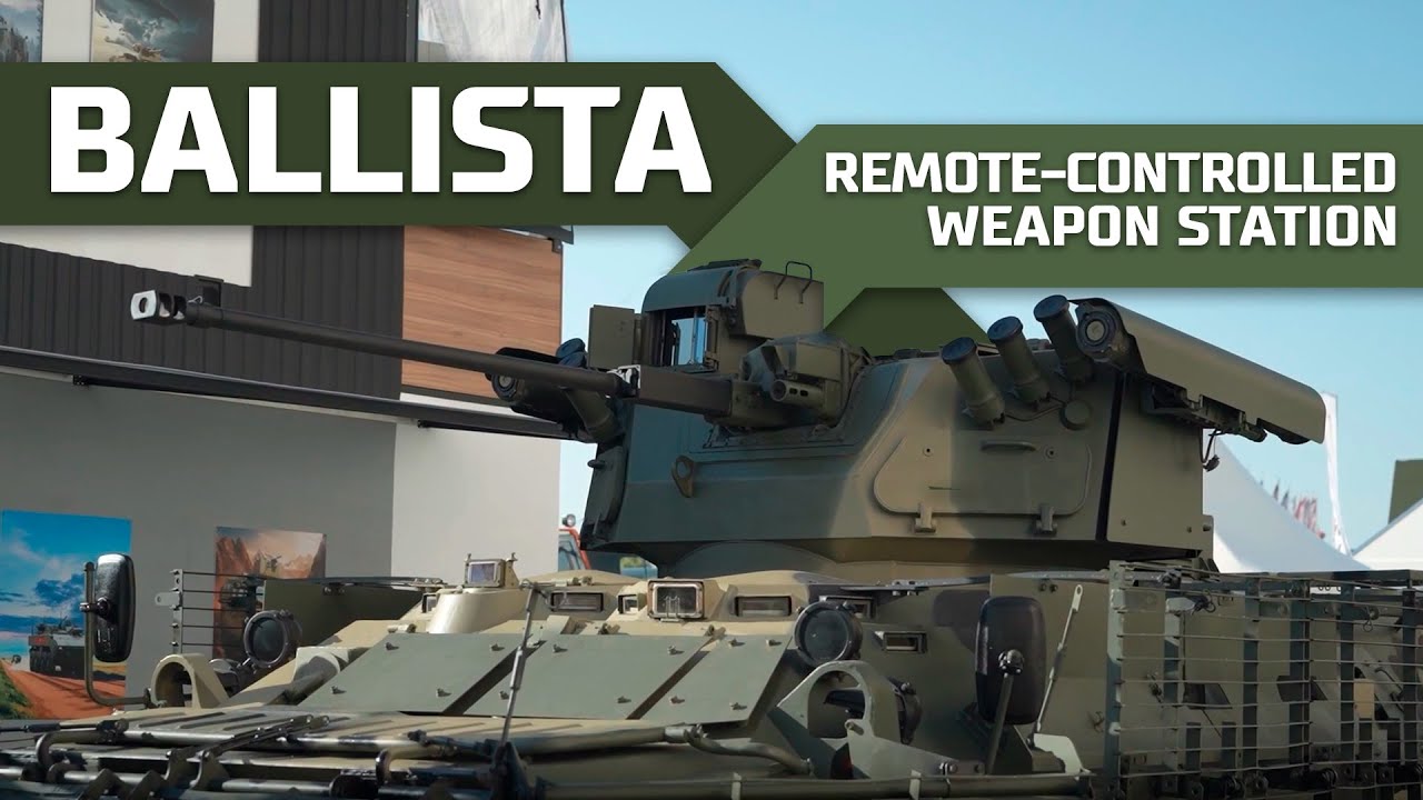 "Ballista" Remote-controlled weapon station - YouTube