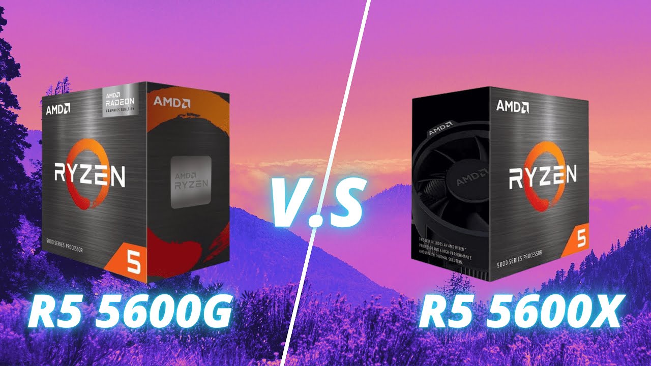 Ryzen 5 5600G Vs Ryzen 5 5600X Test en 7 Juegos - YouTube