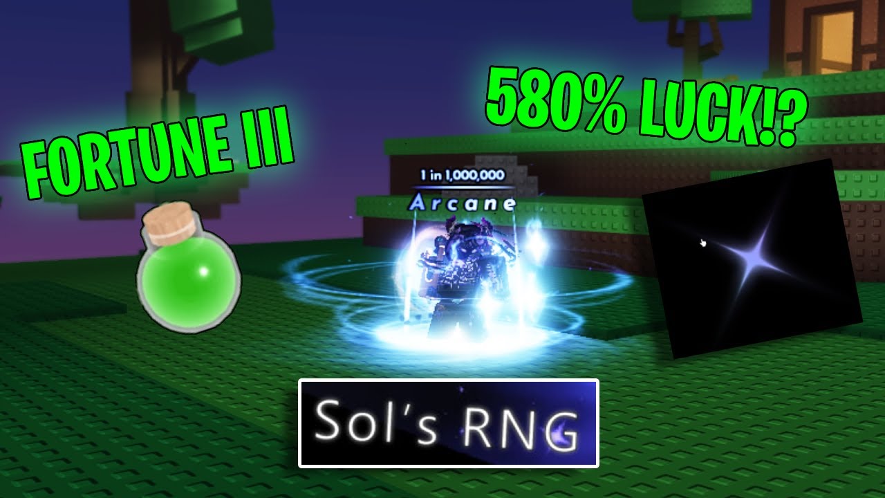 Fortune 3 is CRAZY (Sol's RNG) 🍀 - YouTube