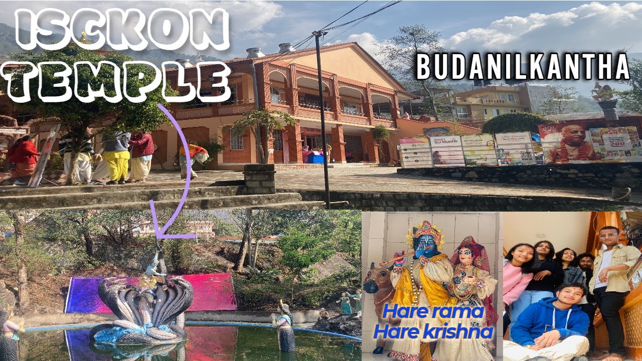 Isckon Temple Visit|| Budanilkantha|ISKCON Nepal Full detail vlog||# ...