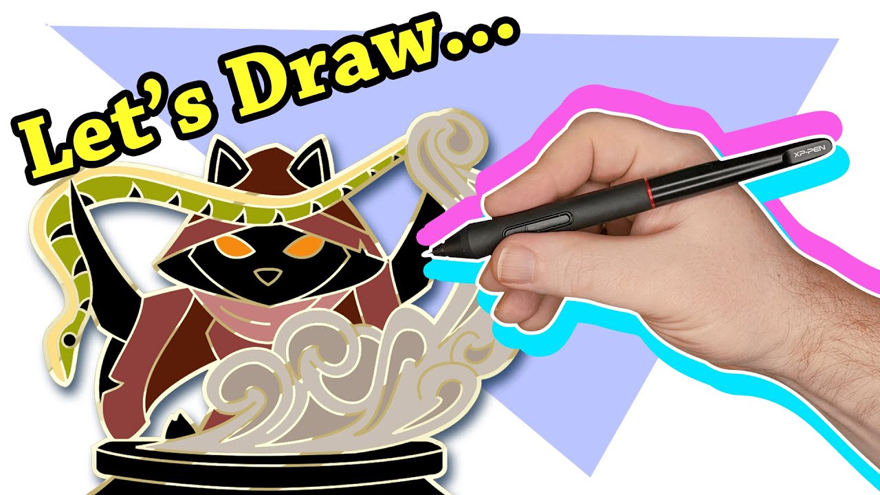 Let's Draw the Fenny Snake Cat Witch Hard Enamel Pin - YouTube