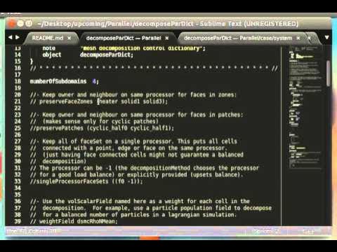 Parallel Simulations in OpenFOAM - YouTube