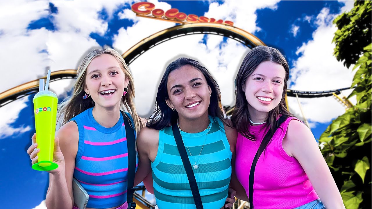 BEST FRIENDS go on EVERY RIDE! (more than once!) - YouTube