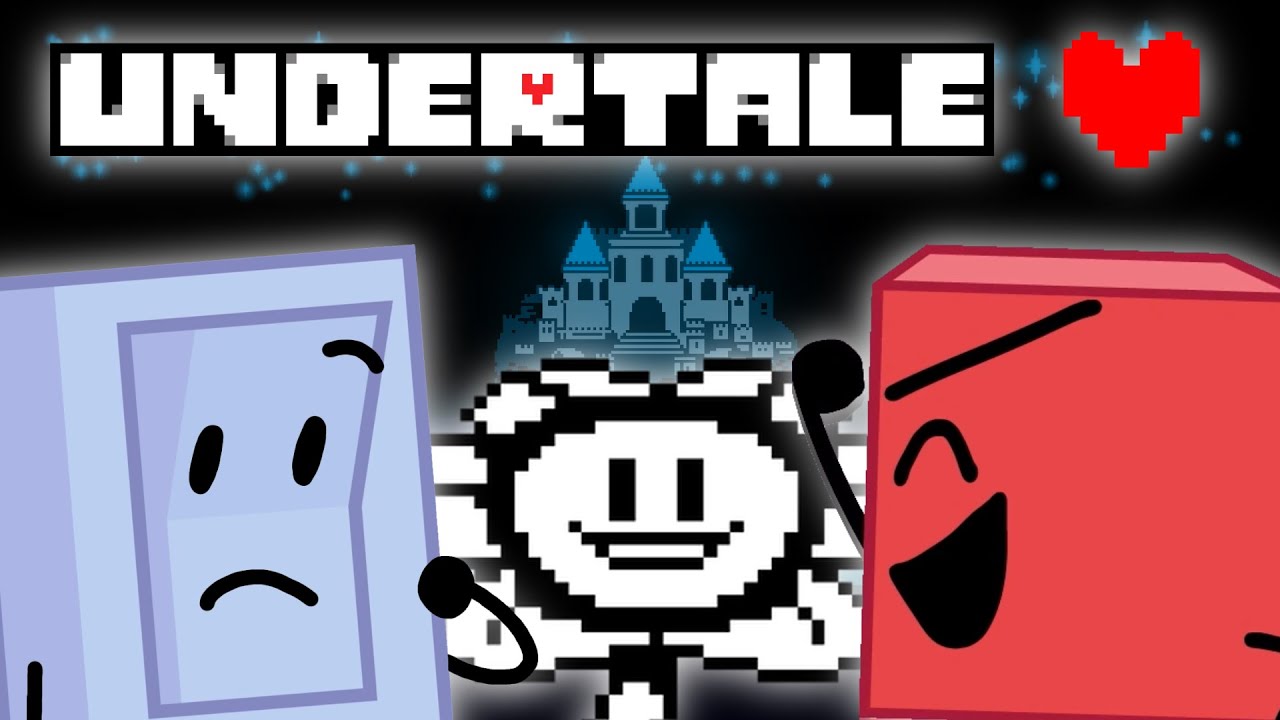 BFDI Characters Play Undertale - YouTube