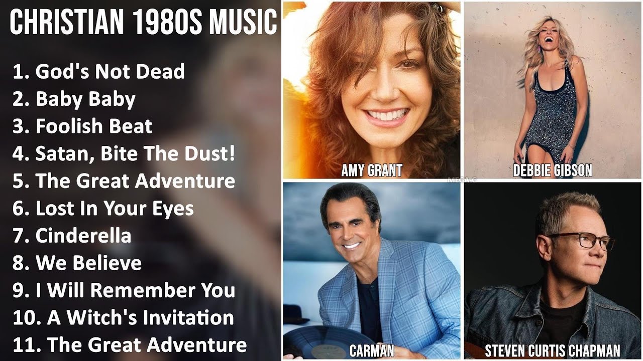 CHRISTIAN 1980S Music Mix - The Newsboys, Amy Grant, Debbie Gibson ...
