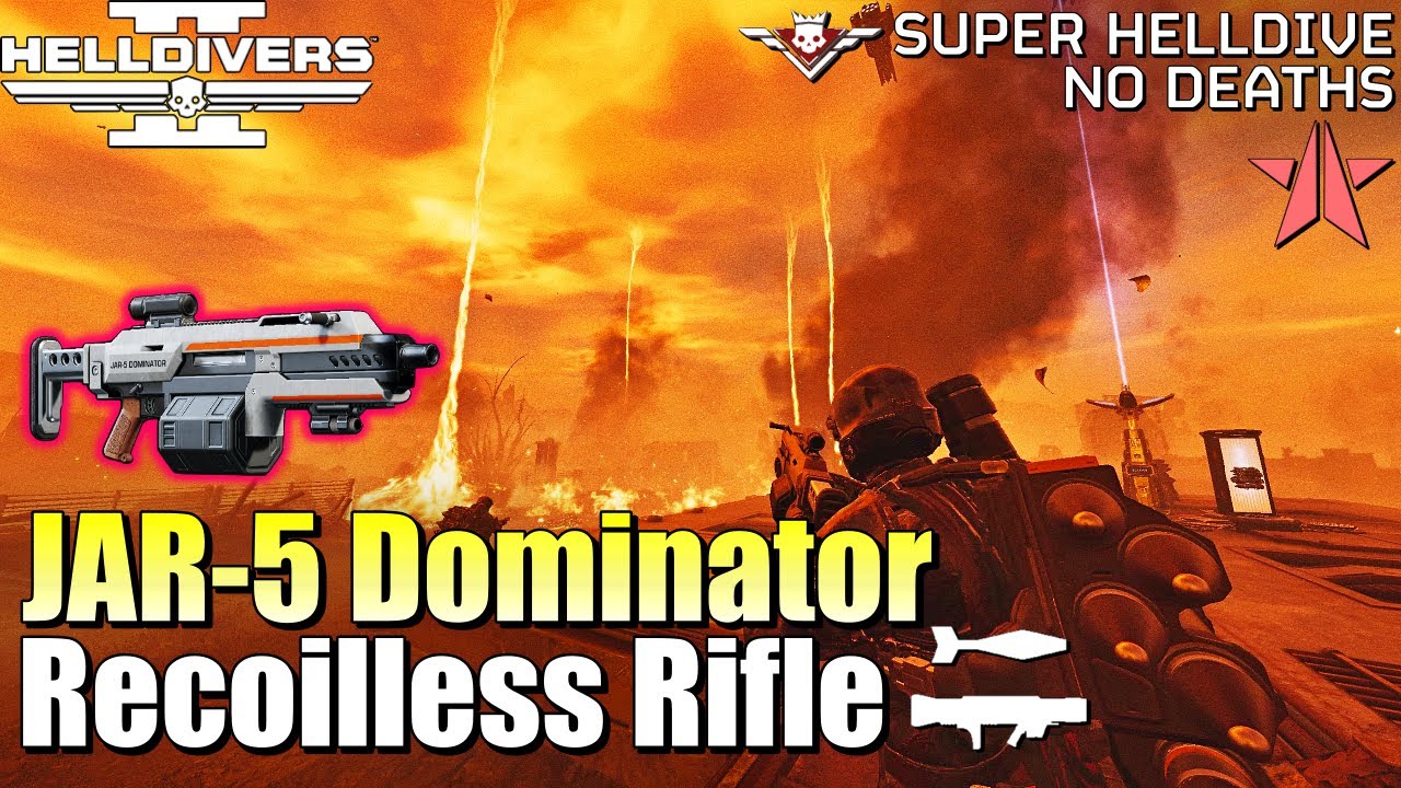 Helldivers 2 - Dominator & Recoilless Rifle Loadout Gameplay (No ...