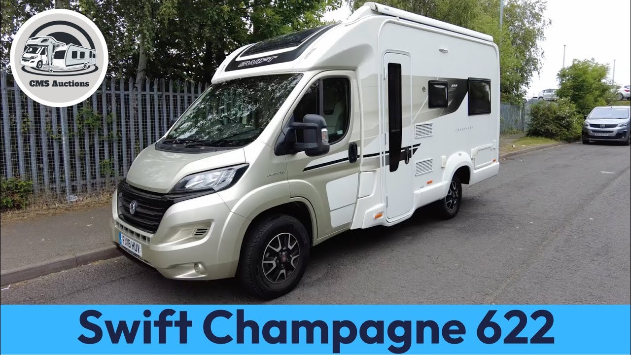 Swift Champagne 622 - Motorhome Auction - YouTube