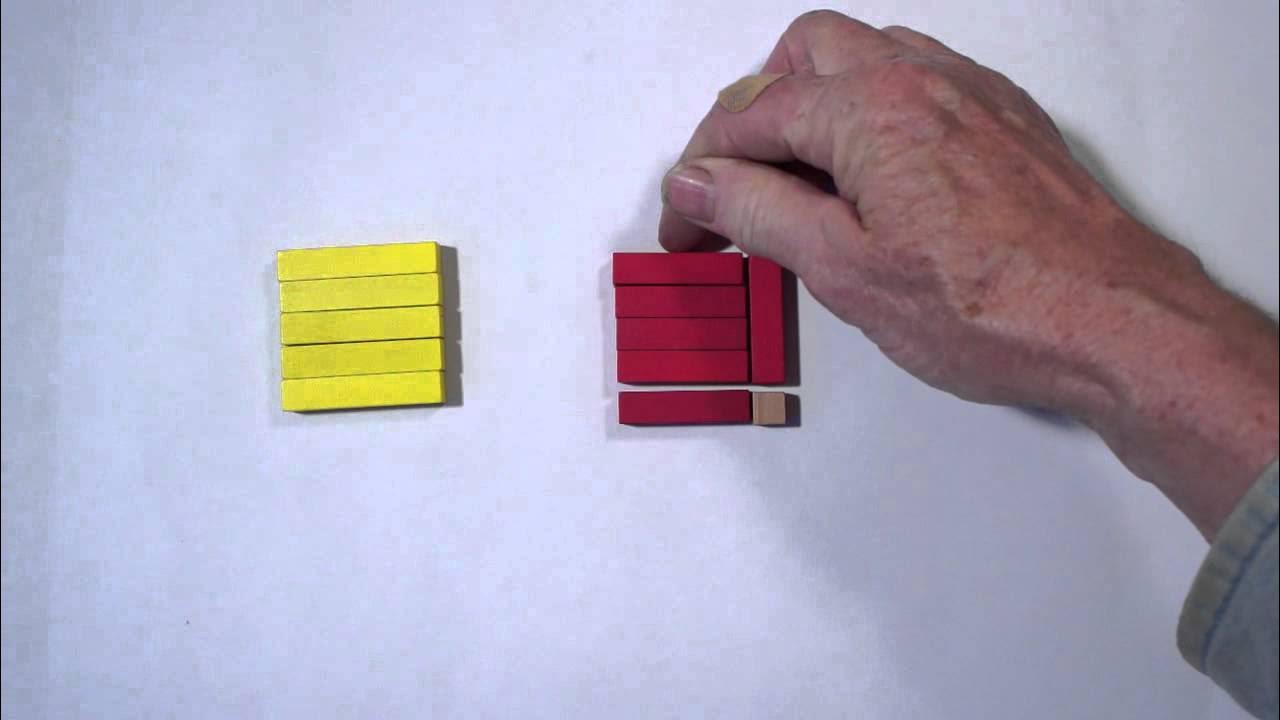 cuisenaire rods the way of zen 050 quadratic equations - YouTube