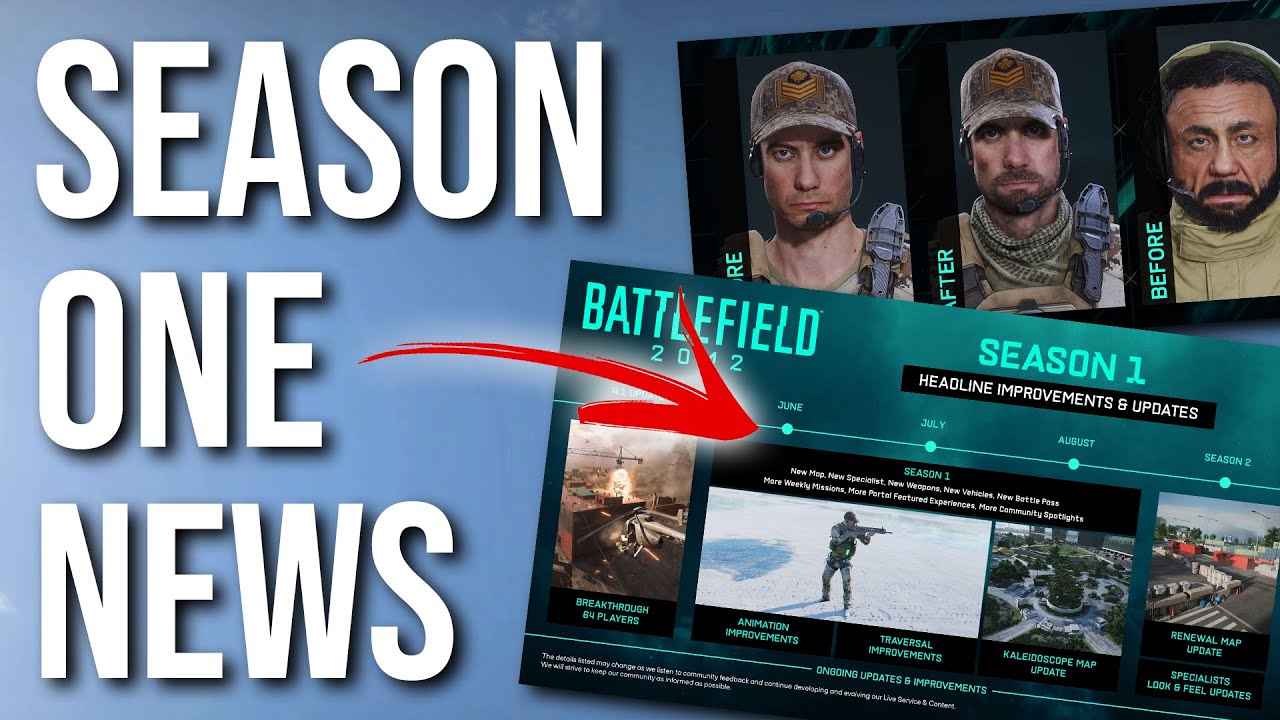 Full Season One Roadmap for Battlefield 2042! - YouTube