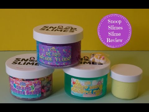 Snoop Slimes Slime Review - YouTube