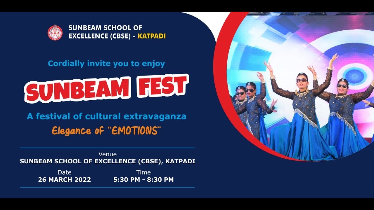 Sunbeam Fest 2022 - CBSE - YouTube
