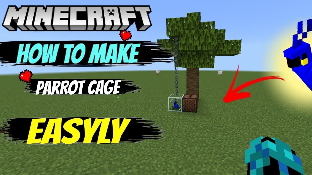 How To Make Minecraft Parrot Cage || Easily and Beautiful || Rehan ...