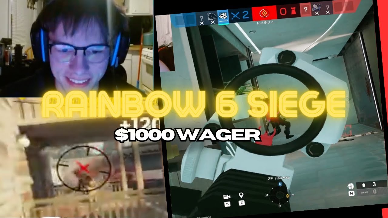 RAINBOW 6 SIEGE INSANE 3v3 $1000 Wager... - YouTube