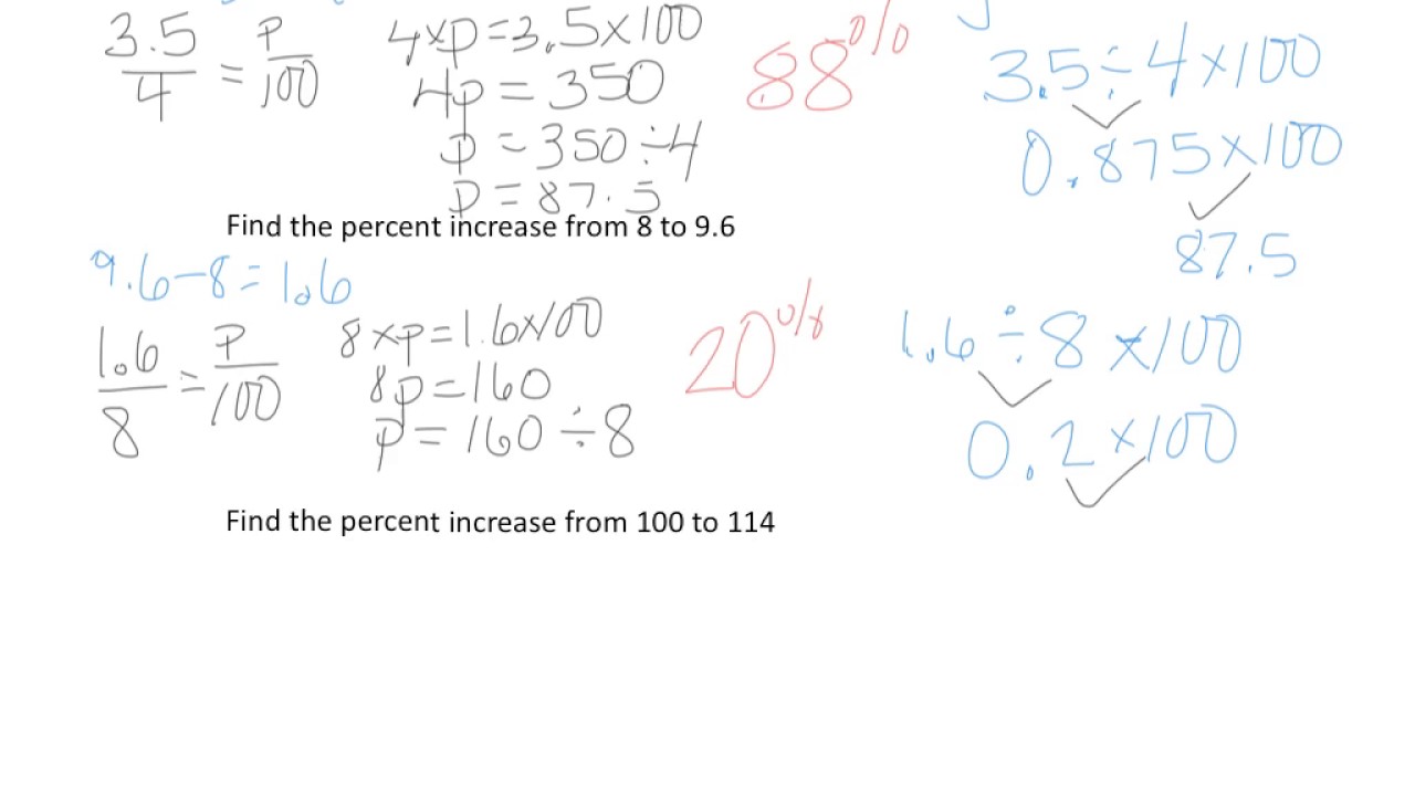 Math 7 Percents pages 22-24 - YouTube