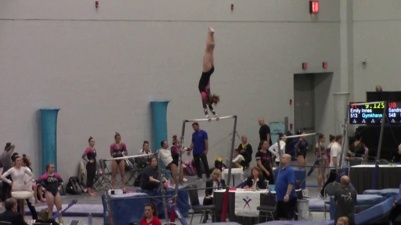 Emily Leese Bars 2019 Region 7 Championships Class of 2021 - YouTube