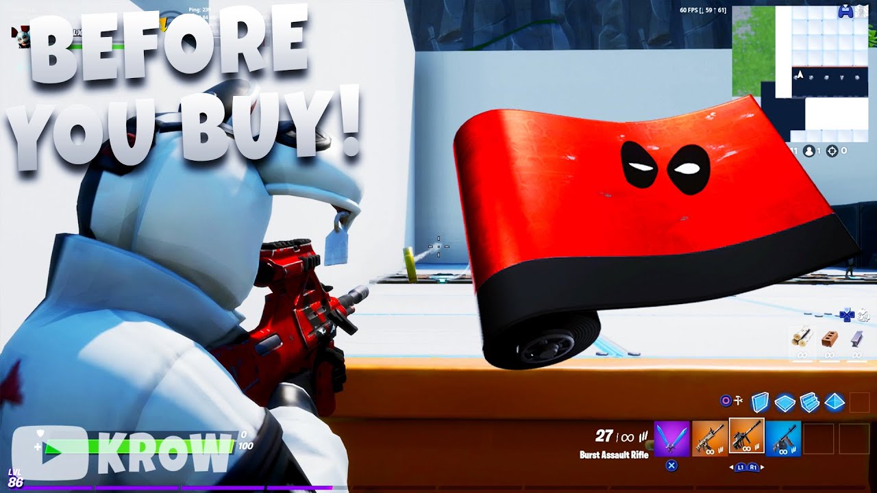 DEADPOOL (MERC) WRAP! | Showcase | Fortnite Battle Royale - YouTube