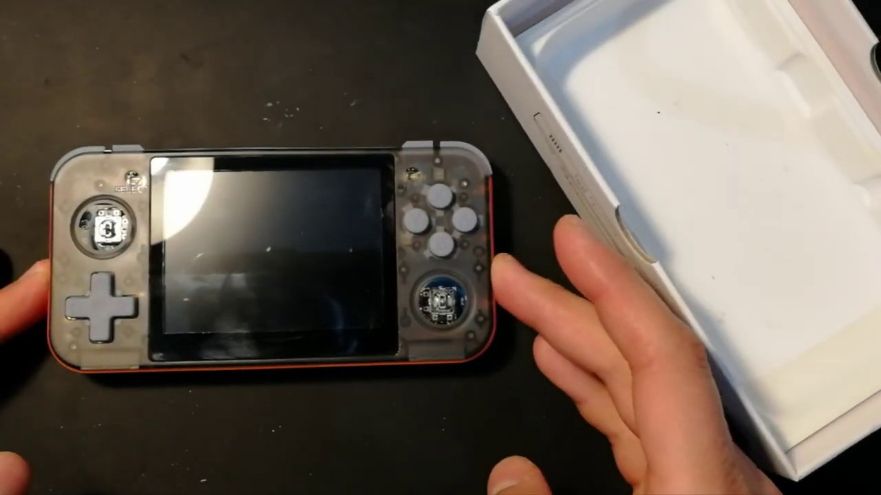 RG350 buttons mod - YouTube