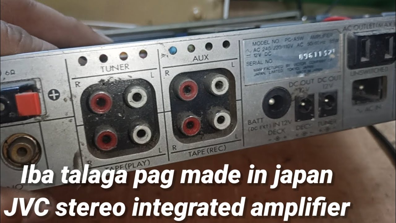 JVC stereo intregated amplifier ‼️Review and whats inside , solid ...