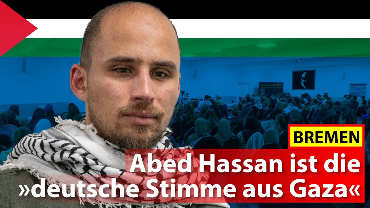 Abed Hassan ist die "deutsche Stimme aus Gaza" - YouTube