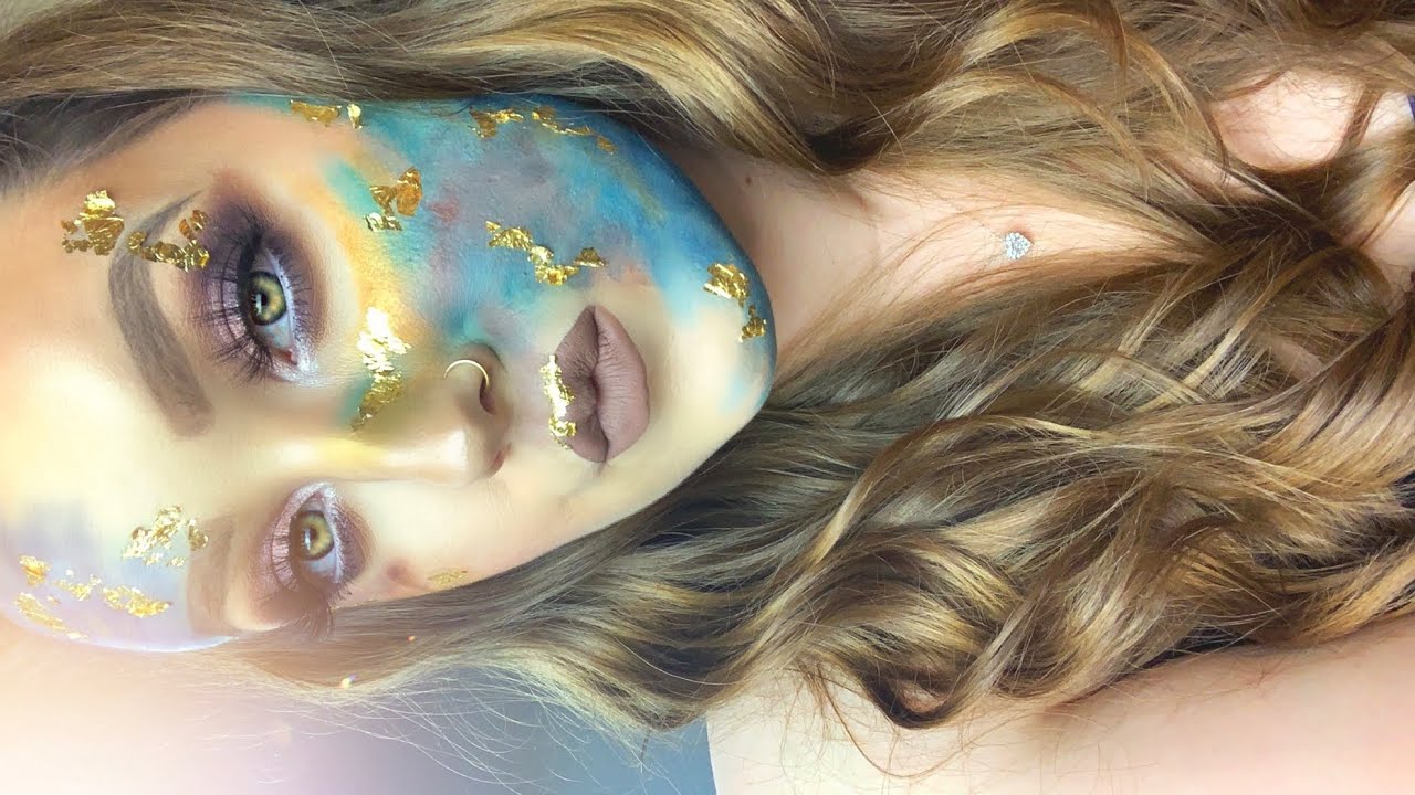 EDITORIAL GOLD LEAF MAKEUP | Jaclyn Hill x Morphe - YouTube