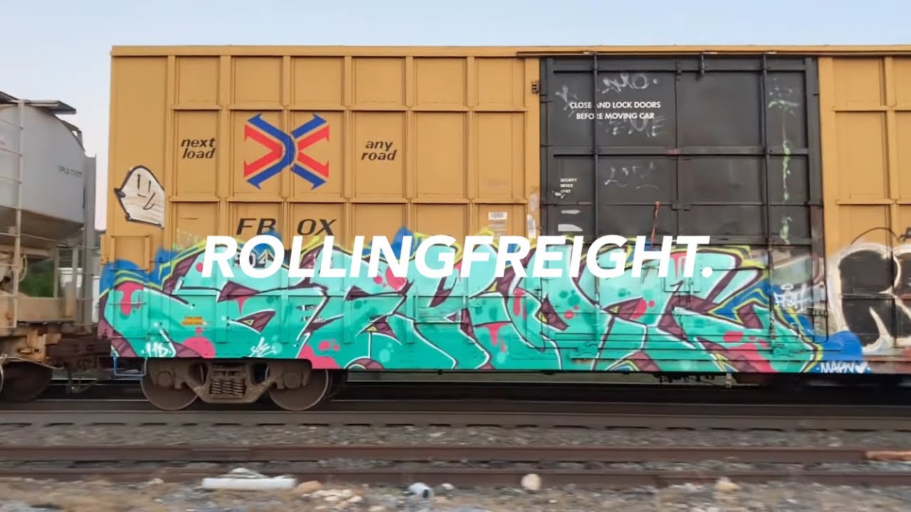 Pennsylvania Freight Train Graffiti Benching - 6/29/22 - YouTube