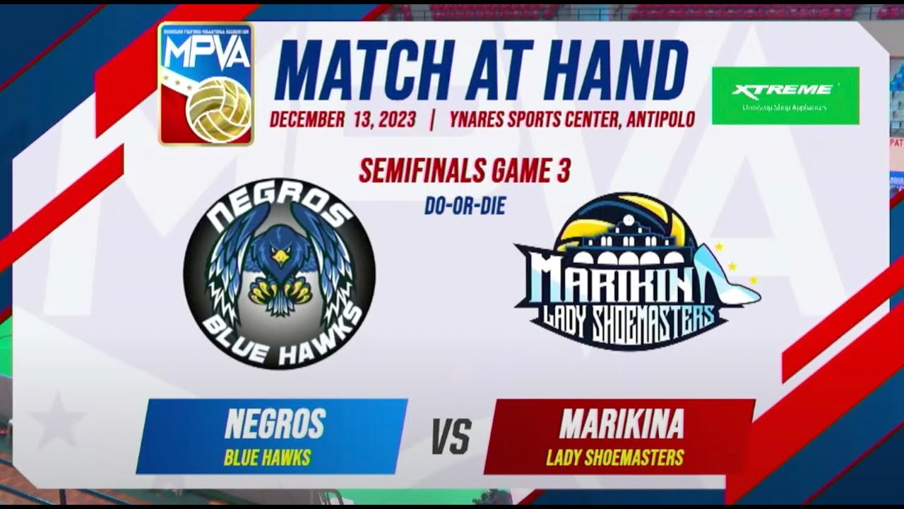 2023 MPVA Season - December 13, 2023 - Semifinals Game 3 - #1 Negros vs ...