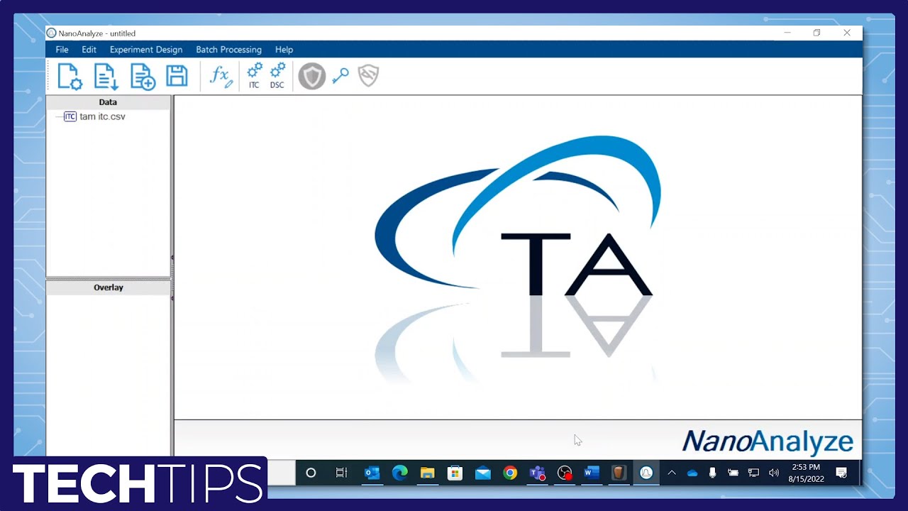 How to Import TAM Titration Data into NanoAnalyze - YouTube