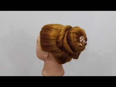 Simple and Easy Jura hairstyle ☺️ Bun Hairstyle 😊Hairstyles for ...