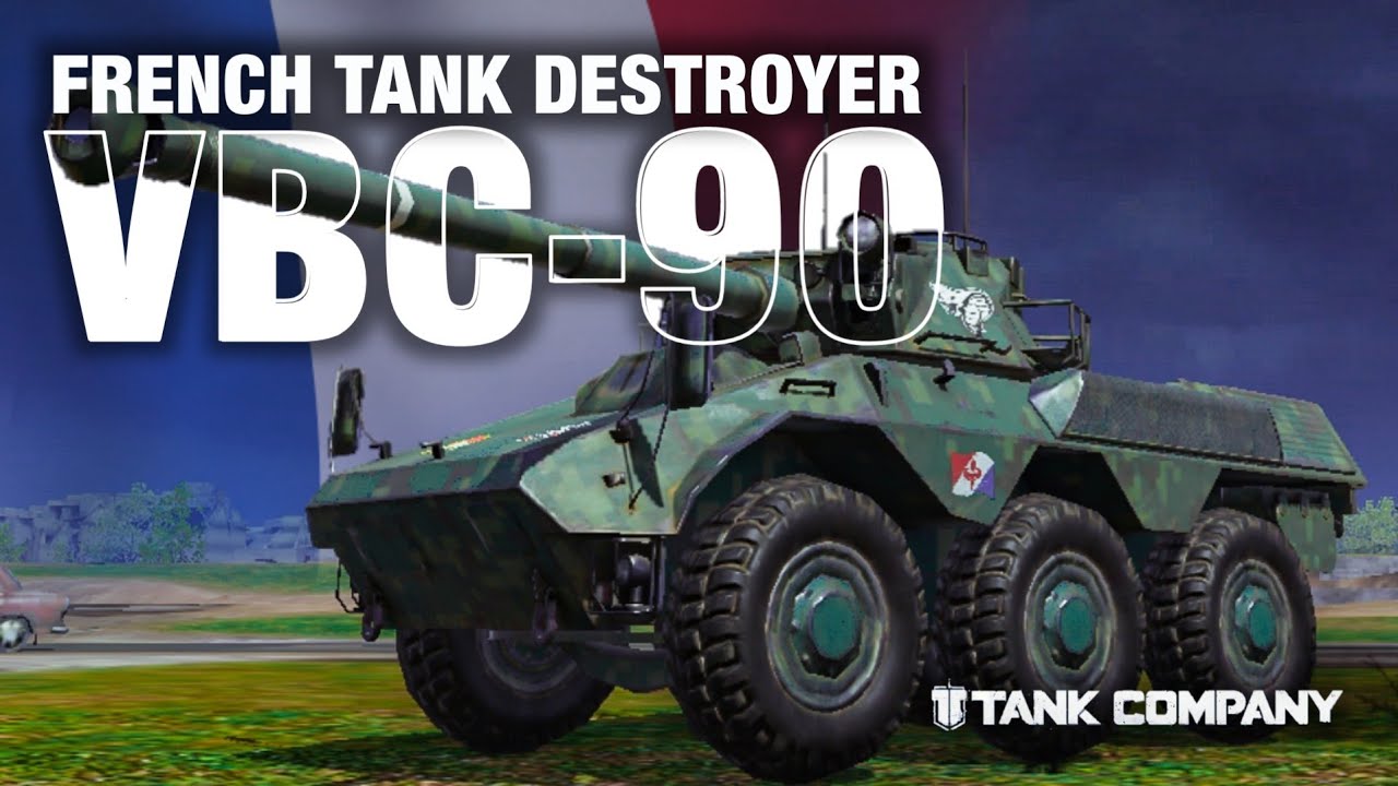 Renault VBC-90 French Tank Destroyer Tier 7 Tank Company Gameplay - YouTube