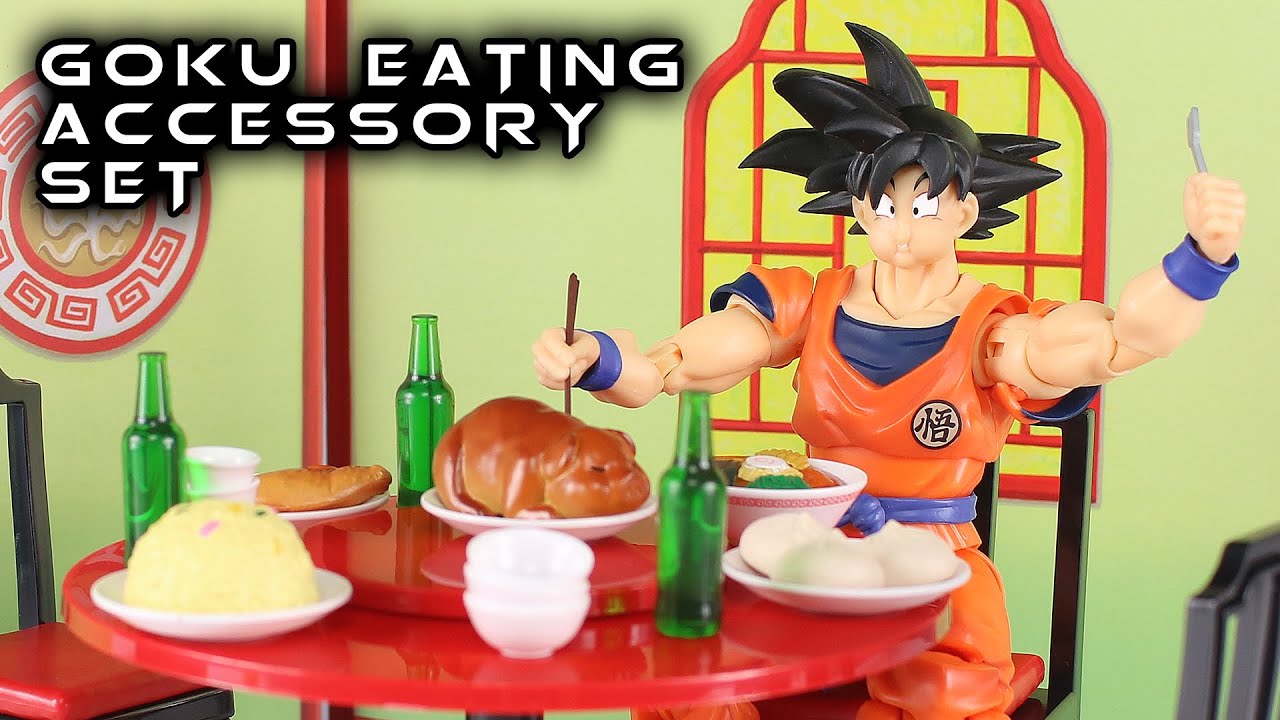 S.H. Figuarts GOKU'S EATING SET (Harahachibunme) Dragon Ball Z Action ...