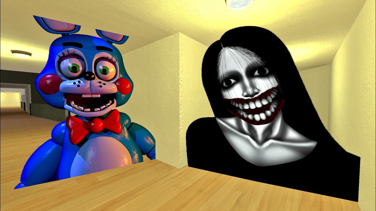 Kuchisake Onna And Toy Bonnie Nextbots Gmod - YouTube
