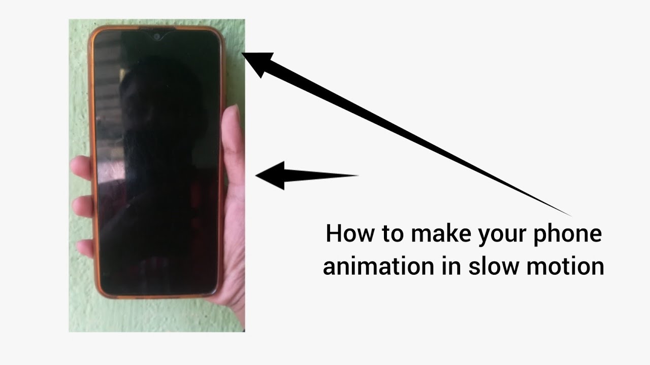 How to make your phone animation in slow motion - YouTube