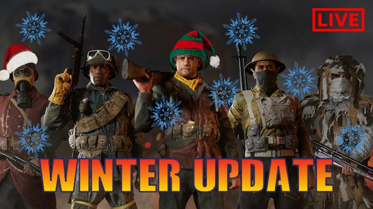 HUGE NEW WINTER UPDATE (NEW MAPS): COD WW2 (LIVE) - YouTube