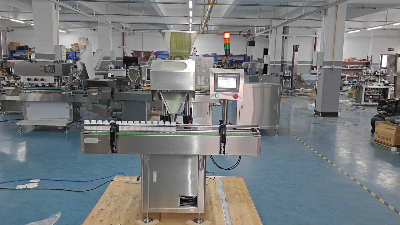 Automatic 8 Lanes Capsule Tablet Pill Counting Machine - YouTube