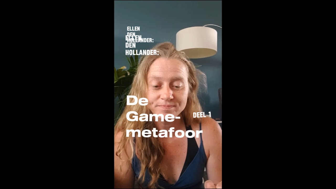 The Game Metaphor - Part 1- SUBTITLED - Ellen den Hollander (re-upload ...