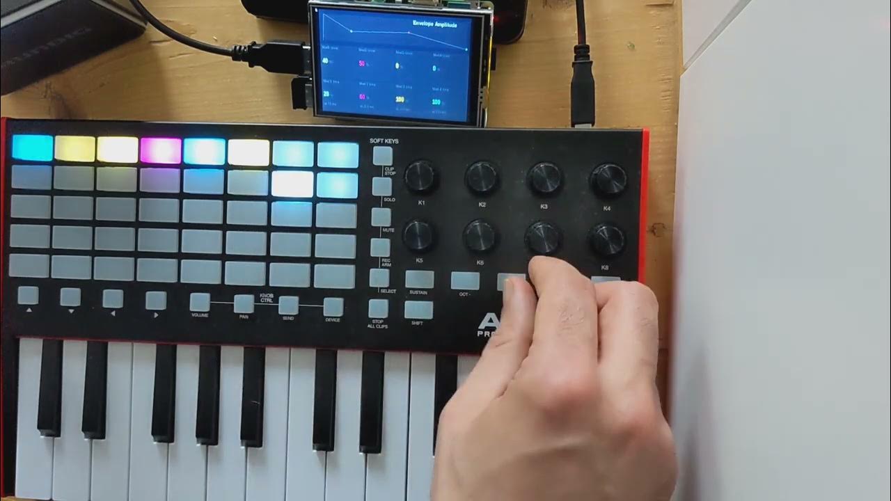 DIY groovebox on raspberry pi - YouTube