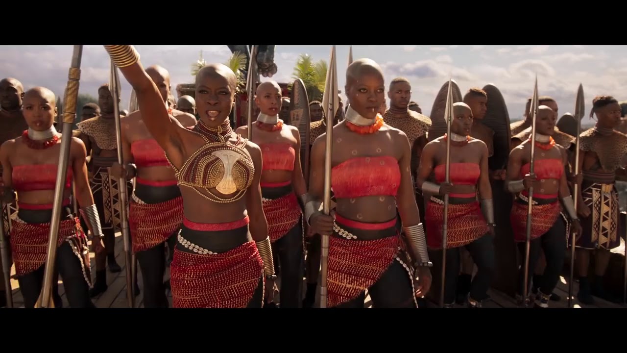 Black Panther Ceremony Dance Scene - YouTube